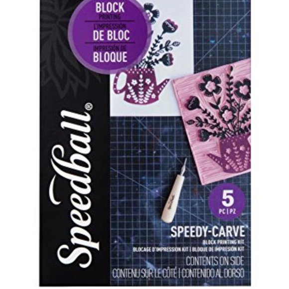 Speedball | Art | Speedball Speedycarve5 Piece Rubber Stamp Making ...